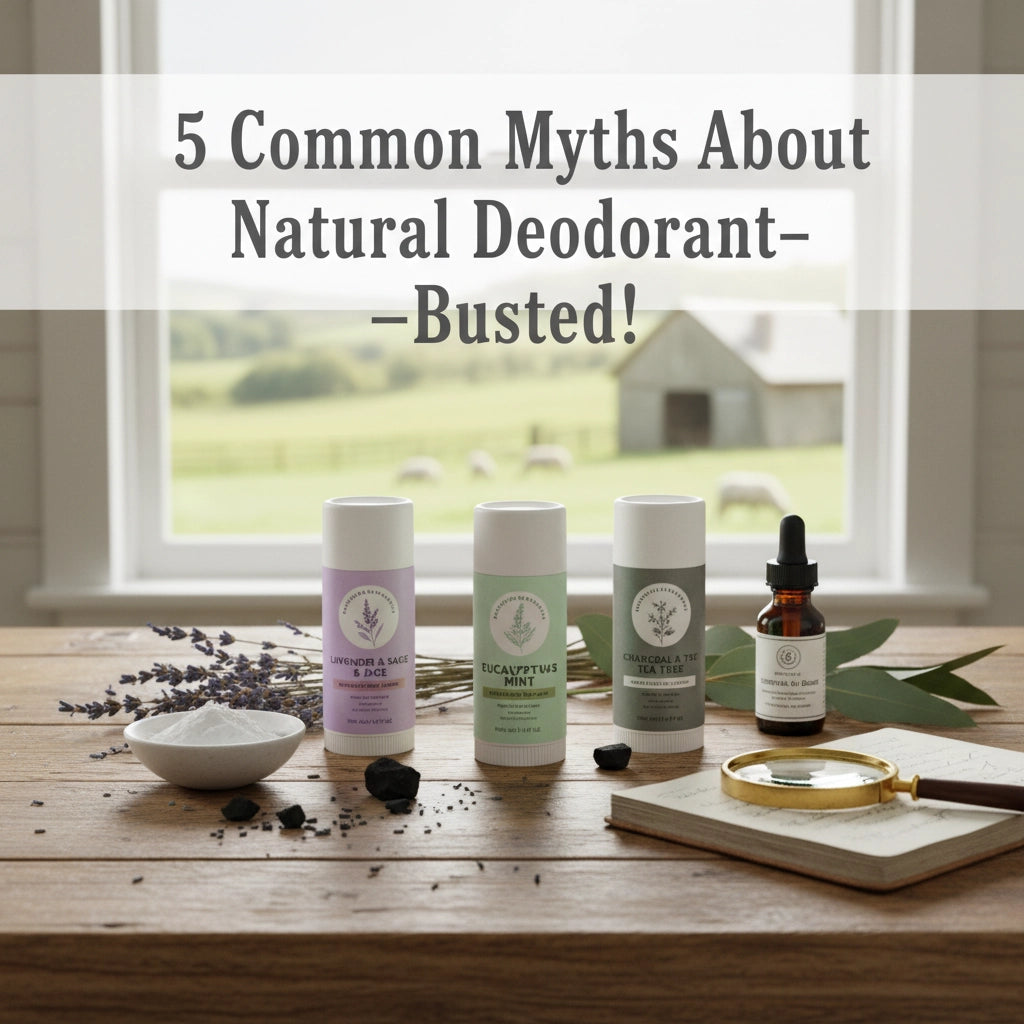 5 Common Myths About Natural Deodorant, Busted! – Scalise Family Sheep Farm
